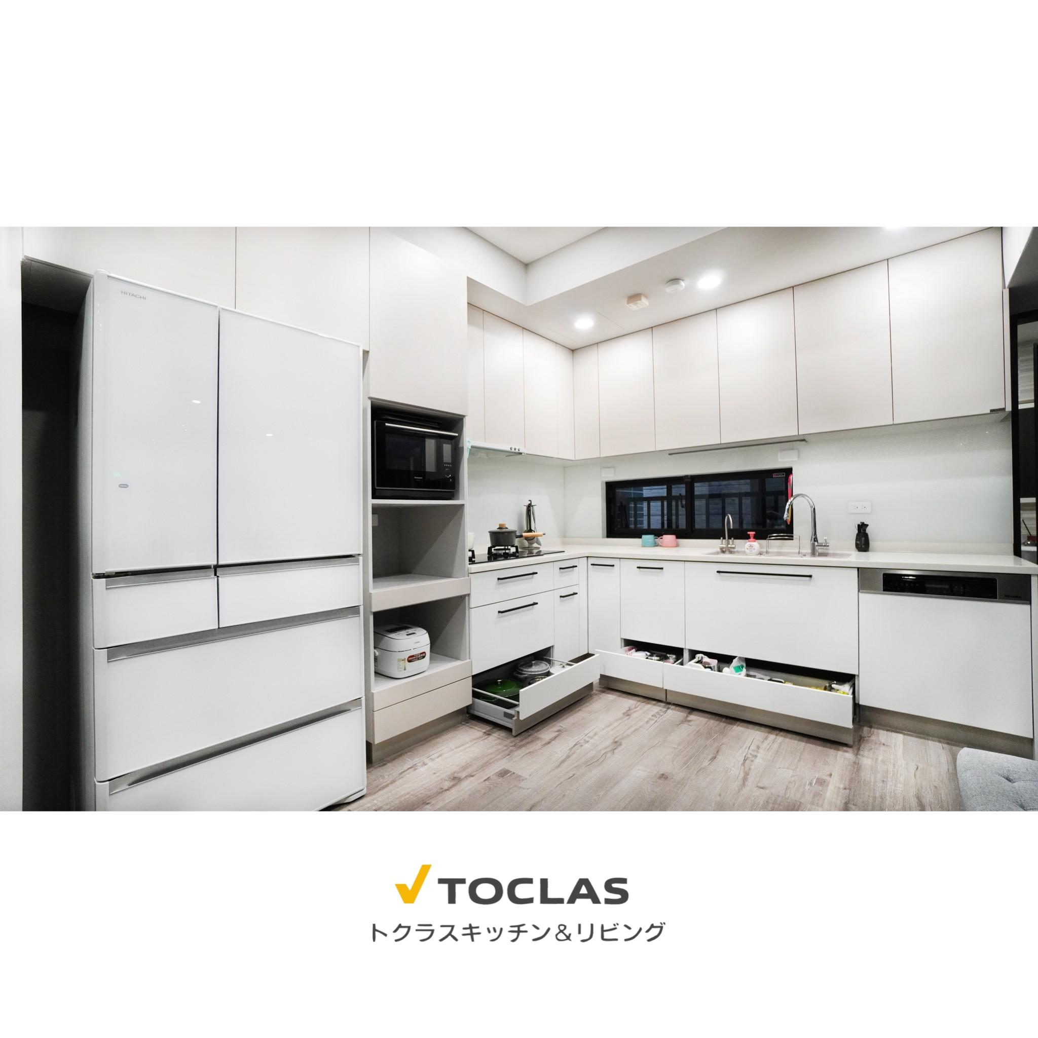 案例分享-楠梓透天開放式L型廚房 | 日本廚具Toclas｜堡立名廚｜ToclasTaiwan